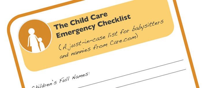 Safety Checklist for Babysitters and Nannies - Care.com Resources