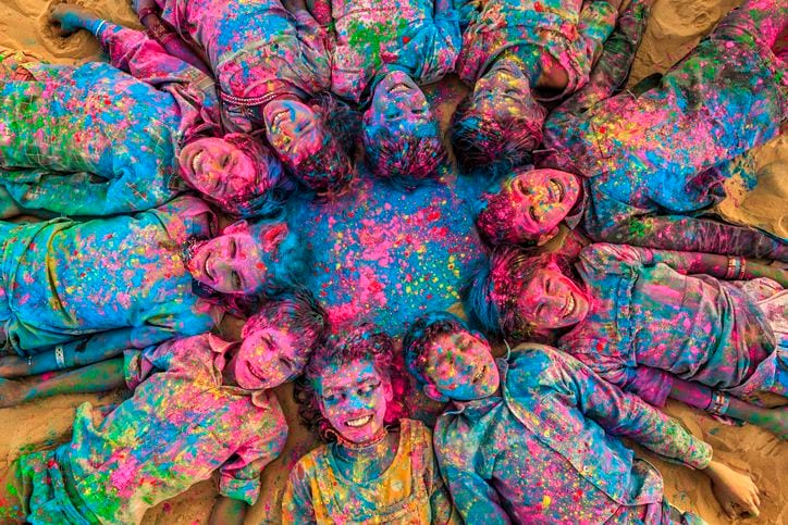 Holi Festival Kids