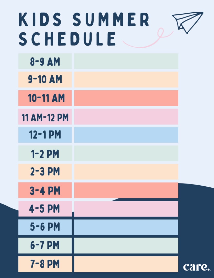 Create a Fun and Exciting Summer Schedule for Kids