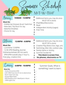Create a Fun and Exciting Summer Schedule for Kids