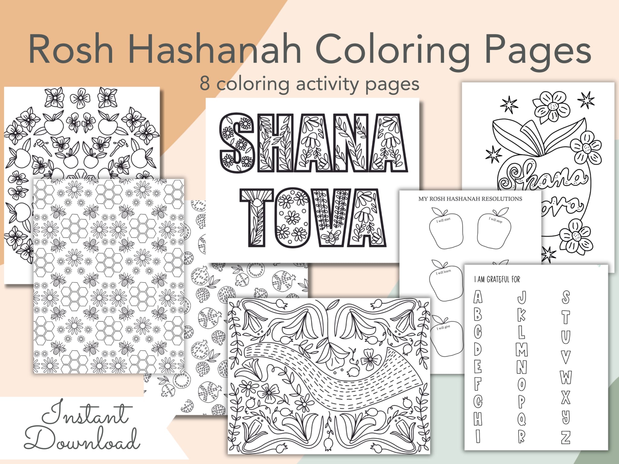 Creative Rosh Hashanah and Yom Kippur activities for kids