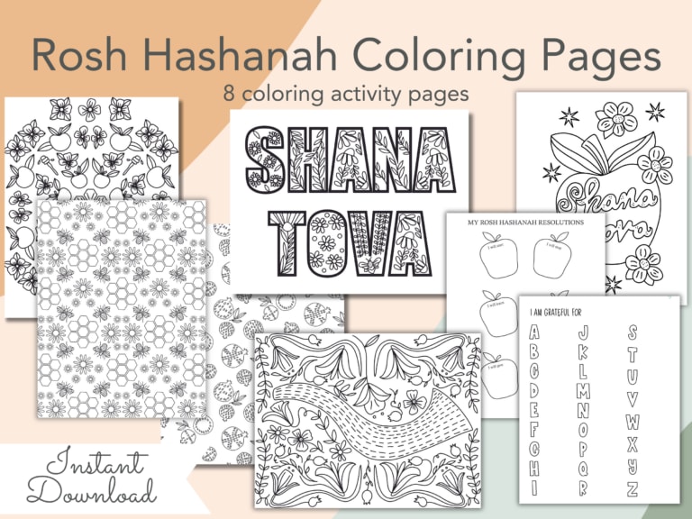 Creative Rosh Hashanah and Yom Kippur activities for kids