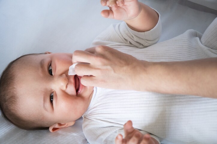 Baby drooling a lot How to know what s normal and what s not Care Resources